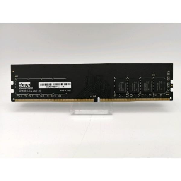 ■分類：メモリー■ランク：中古■メーカー：DDR4■製造番号：EC 0716/0741■備考：※複数在庫の商品の為、画像はイメージです。 ESSENCORE/KLEVV 付属品：本体のみ■保証期間：１週間■注意事項：お客様のモニター発色の具...