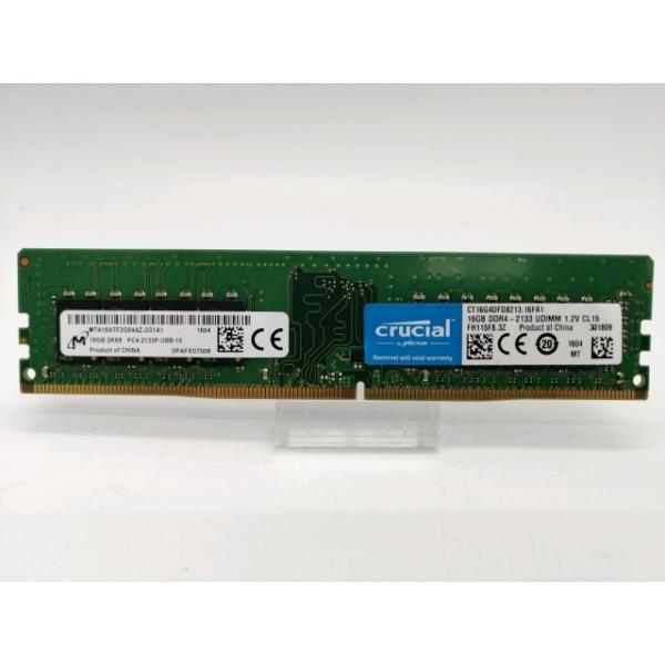 ■分類：メモリー■ランク：中古■メーカー：DDR4■製造番号：M 1604*4■備考：Micron/crucial 付属品：本体のみ■保証期間：１週間■注意事項：お客様のモニター発色の具合によって、実際の商品と色合いが異なる場合があります。