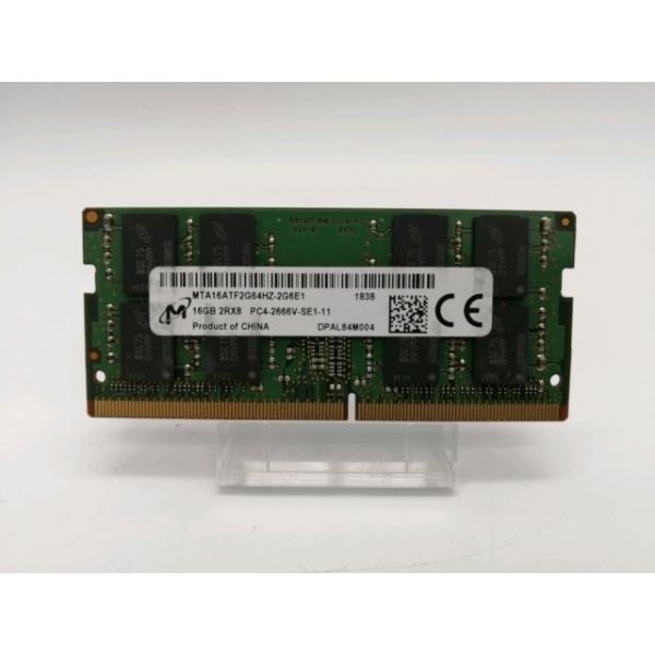 ■分類：メモリー■ランク：中古■メーカー：260PIN■製造番号：M 1838■備考：Micron 付属品：本体のみ■保証期間：１週間■注意事項：お客様のモニター発色の具合によって、実際の商品と色合いが異なる場合があります。