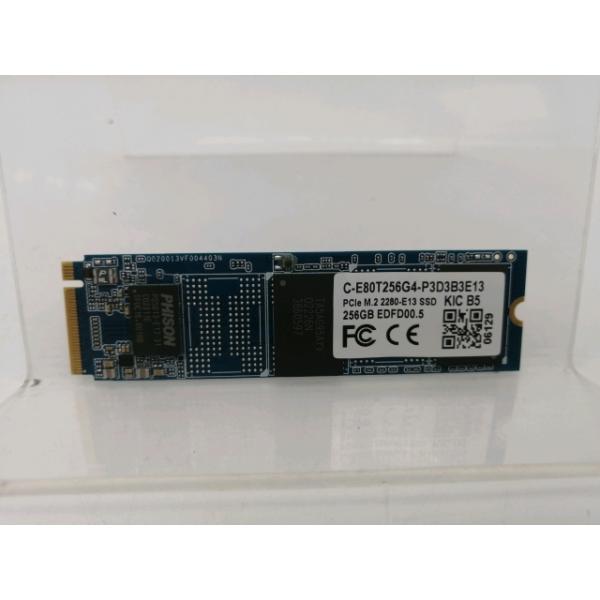 ■分類：SSD■ランク：中古■メーカー：各社■製造番号：2227006129■備考：PHISON C-E80T256G4-P3D3B3E13 付属品：本体のみ■保証期間：１週間■注意事項：お客様のモニター発色の具合によって、実際の商品と色合...