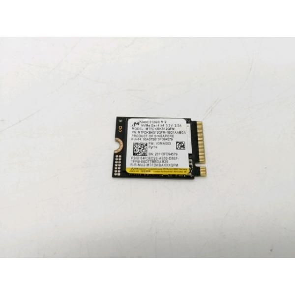 ■分類：SSD■ランク：中古■メーカー：各社■製造番号：23113FD94579■備考：micron MTFDKBK512QFM 付属品：本体のみ■保証期間：１週間■注意事項：お客様のモニター発色の具合によって、実際の商品と色合いが異なる場...