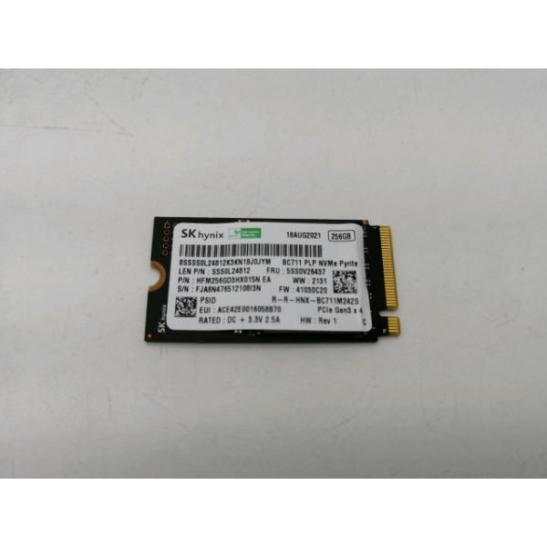 ■分類：SSD■ランク：中古■メーカー：各社■製造番号：FJA8N476512108I3N■備考：SKhynix FHM256GD3HX015N 付属品：本体のみ■保証期間：１週間■注意事項：お客様のモニター発色の具合によって、実際の商品と...