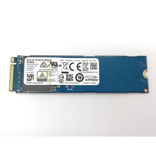 ■分類：SSD■ランク：中古■メーカー：各社■製造番号：21SPC3LQQS12■備考：KIOXIA/K8G4AZNV256G 付属品：本体のみ■保証期間：１週間■注意事項：お客様のモニター発色の具合によって、実際の商品と色合いが異なる場合...