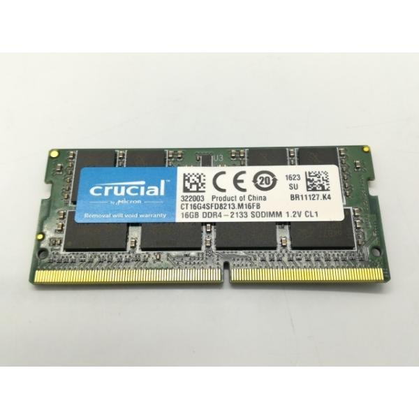 ■分類：メモリー■ランク：中古■メーカー：260PIN■製造番号：1623■備考：Crucial/Micron 付属品：本体のみ■保証期間：１週間■注意事項：お客様のモニター発色の具合によって、実際の商品と色合いが異なる場合があります。