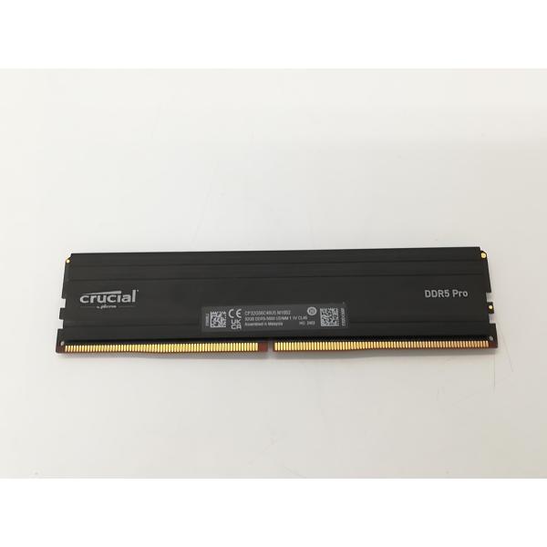 ■分類：メモリー■ランク：中古■メーカー：DDR5■製造番号：E92DC66F■備考：Crucial付属品：本体のみ■保証期間：１週間■注意事項：お客様のモニター発色の具合によって、実際の商品と色合いが異なる場合があります。