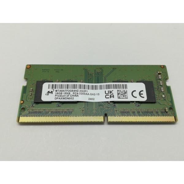 ■分類：メモリー■ランク：中古■メーカー：260PIN■製造番号：2402■備考：Micron 付属品：本体のみ■保証期間：１週間■注意事項：お客様のモニター発色の具合によって、実際の商品と色合いが異なる場合があります。