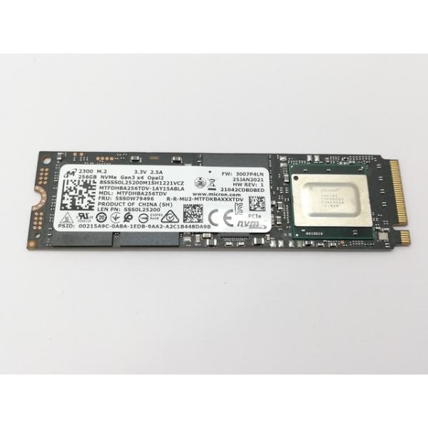 ■分類：SSD■ランク：中古■メーカー：各社■製造番号：21042CDBDBED■備考：Micron/MTFDHBA256TDV 付属品：本体のみ■保証期間：１週間■注意事項：お客様のモニター発色の具合によって、実際の商品と色合いが異なる場...