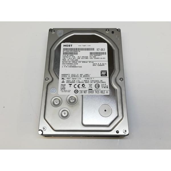 ■分類：3.5インチ 内蔵型SATA HDD■ランク：中古■メーカー：HGST■製造番号：PBG63MTT■保証期間：１週間■注意事項：お客様のモニター発色の具合によって、実際の商品と色合いが異なる場合があります。