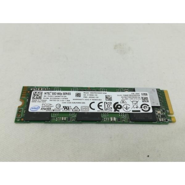 ■分類：SSD■ランク：中古■メーカー：Intel■製造番号：PHNH114406PY512A■備考：付属品：本体のみ■保証期間：１週間■注意事項：お客様のモニター発色の具合によって、実際の商品と色合いが異なる場合があります。