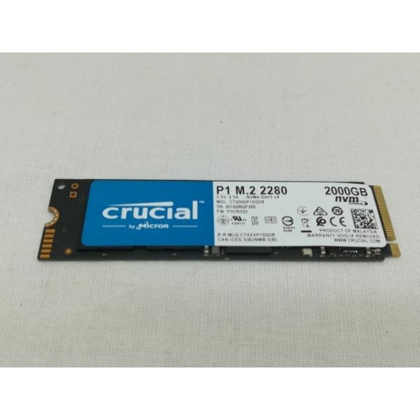 ■分類：SSD■ランク：中古■メーカー：Crucial■製造番号：20192862F266■保証期間：１週間■注意事項：お客様のモニター発色の具合によって、実際の商品と色合いが異なる場合があります。