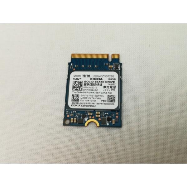 ■分類：SSD■ランク：中古■メーカー：各社■製造番号：Y97PE1EDPTKL■備考：メーカー：KIOXIA型番：KBG40ZNS128G■保証期間：１週間■注意事項：お客様のモニター発色の具合によって、実際の商品と色合いが異なる場合があ...