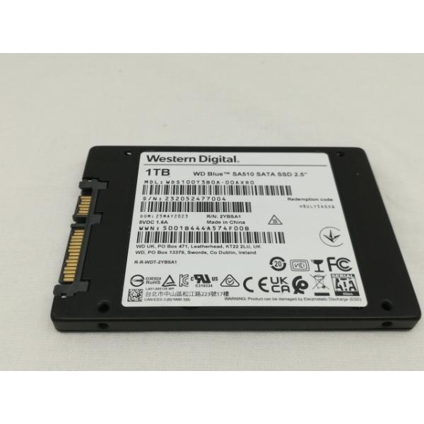 ■分類：SSD■ランク：中古■メーカー：W.D.■製造番号：232052477004■保証期間：１週間■注意事項：お客様のモニター発色の具合によって、実際の商品と色合いが異なる場合があります。