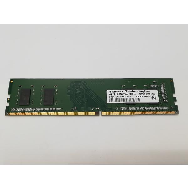 ■分類：メモリー■ランク：中古■メーカー：DDR4■製造番号：840S■備考：Sanmax 付属品：本体のみ ※複数在庫の商品につき、画像はイメージです※■保証期間：１週間■注意事項：お客様のモニター発色の具合によって、実際の商品と色合いが...
