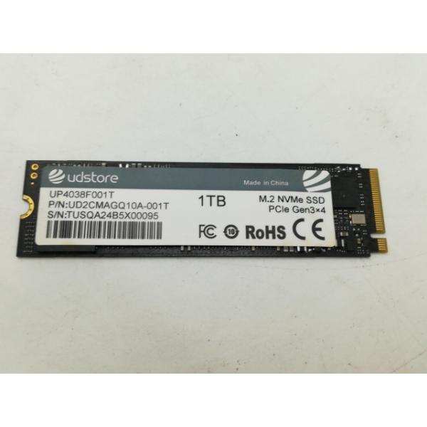 ■分類：SSD■ランク：中古■メーカー：各社■製造番号：TUSQA24B5X00095■備考：型番：UP4038F001T(udstore) 状態：ヘルス値：正常（89%） 起動回数：942回 起動時間：5633時間 付属品：本体のみ■保証...