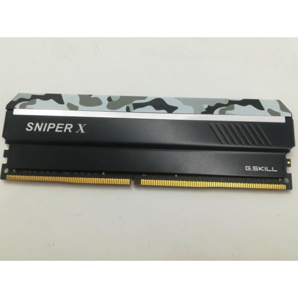 ■分類：メモリー■ランク：中古■メーカー：DDR4■備考：SNIPER X/ヒートスプレッタ付き 付属品：本体のみ■保証期間：１週間■注意事項：お客様のモニター発色の具合によって、実際の商品と色合いが異なる場合があります。