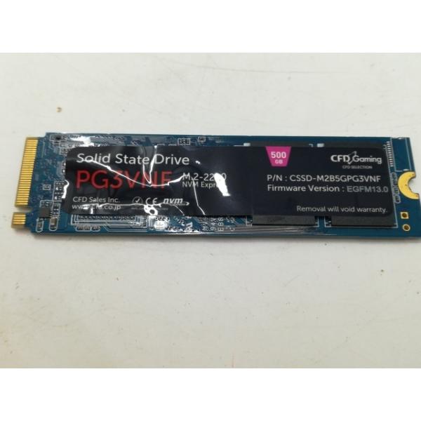 ■分類：SSD■ランク：中古■メーカー：CFD■製造番号：6018■備考：状態：ヘルス値：正常（98%）起動回数：852回起動時間：2058時間付属品：本体のみ■保証期間：１週間■注意事項：お客様のモニター発色の具合によって、実際の商品と色...