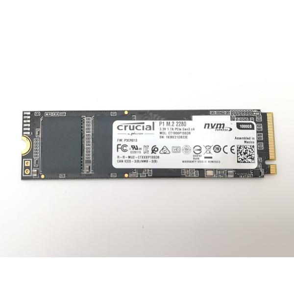 ■分類：SSD■ランク：中古■メーカー：Crucial■製造番号：1936E21D823E■備考：付属品：本体のみ■保証期間：１週間■注意事項：お客様のモニター発色の具合によって、実際の商品と色合いが異なる場合があります。