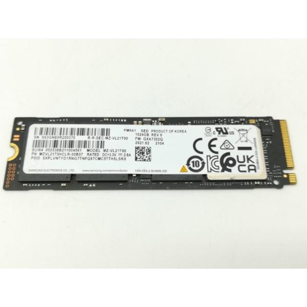 ■分類：SSD■ランク：中古■メーカー：各社■製造番号：S63GNE0R200370■備考：総書き込み量：約30TBメーカー：Samsung型番：MZVL21T0HCLR-00B07付属品：本体のみ■保証期間：１週間■注意事項：お客様のモニ...