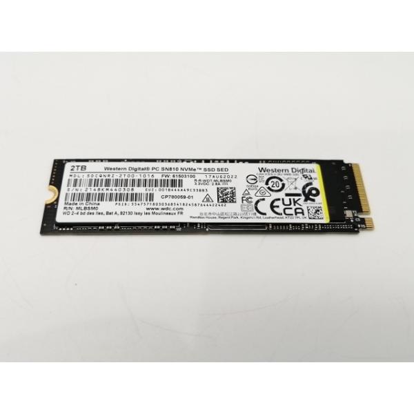 ■分類：SSD■ランク：中古■メーカー：各社■製造番号：2148KM440308■備考：総書き込み量：約5TBメーカー：W.D.型番：SDCQNRZ-2T00-1016付属品：本体のみ■保証期間：１週間■注意事項：お客様のモニター発色の具合...