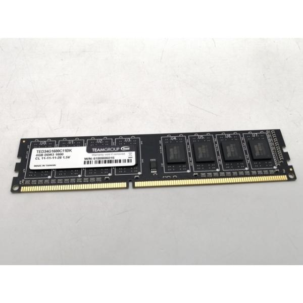 ■分類：メモリー■ランク：中古■メーカー：DDR3■製造番号：6180806016■備考：Team 付属品：本体のみ■保証期間：１週間■注意事項：お客様のモニター発色の具合によって、実際の商品と色合いが異なる場合があります。