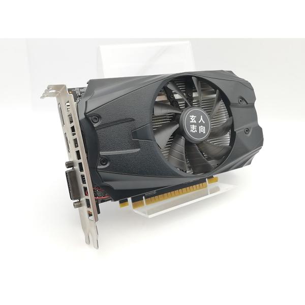 ■分類：ビデオボード■ランク：中古■メーカー：玄人志向■製造番号：O1760105245C2D■備考：状態：ブラケットと映像出力端子に軽度のサビがございます付属品：箱、印刷物、ドライバディスク■保証期間：１週間■注意事項：お客様のモニター発...