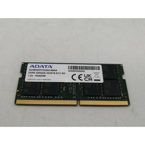 ■分類：メモリー■ランク：中古■メーカー：DDR4■製造番号：2O0500309202■備考：※ノート用 メーカー：ADATA 付属品：本体のみ■保証期間：１週間■注意事項：お客様のモニター発色の具合によって、実際の商品と色合いが異なる場合...
