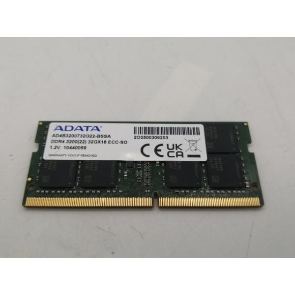 ■分類：メモリー■ランク：中古■メーカー：DDR4■製造番号：2O0500309203■備考：※ノート用メーカー：ADATA付属品：本体のみ■保証期間：１週間■注意事項：お客様のモニター発色の具合によって、実際の商品と色合いが異なる場合があ...