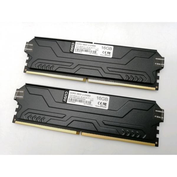 ■分類：メモリー■ランク：中古■メーカー：DDR5■製造番号：-■備考：CUSU/ヒートスプレッタ付き 付属品：本体のみ■保証期間：１週間■注意事項：お客様のモニター発色の具合によって、実際の商品と色合いが異なる場合があります。