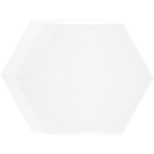 ・素材：ポリエステル・サイズ：縦約26*横約30*辺の長さ15*厚さ0.9cm・重量：約60g/個・カラー：ホワイト/ブラック/イエロー・パッケージ内容：吸音材*24、虫ピン・吸音性に優れ、高密度で吸音性を向上。部屋の騒音を防ぐために、壁、...