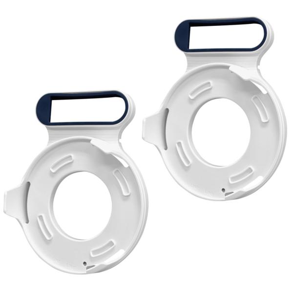 ・素材：プラスチック・サイズ：長さ約20*幅約15*厚さ約5.5cm・重量：約108g/個・カラー：ブルー・パッケージ内容：壁掛けホルダー*2・この壁掛けホルダーは、DecoM9WiFiシステム用に特別に設計されています。独自の滑り止めゴム...