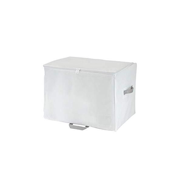 素材・材質:ポリプロピレン収納のめやす毛布・タオルケットなら:1~3枚、セーター・トレーナーなら:12~16枚本体サイズ:約36×50×35cm原産国:ベトナム棚上収納でシンプル・クローゼットに! 毛布や衣類をスッキリ収納できる収納袋です。