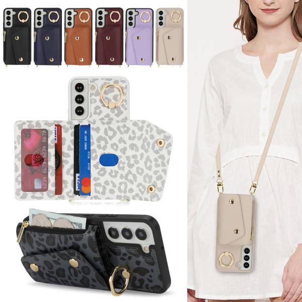 01、特徴　滑りにくいフィンガーリング仕様　スタンドとしても使える機能性。動画の視聴もラクラク　複数カード収納できるカードポケット付　ストラップ付き　丁寧な手仕事で細部までこだわる02、対応機型Galaxy S22 SCG13 auGala...