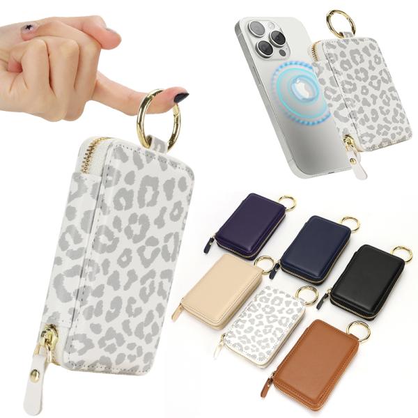 ※ネコポス便のみは送料無料となります。1）特徴　MagSafe対応 　スタンドとしても使える機能性，動画の視聴もラクラク　丁寧な手仕事で細部までこだわる　背面カード収納分離式，複数カード収納で　カードポケット単品2）素材　PUレザー3）対応...