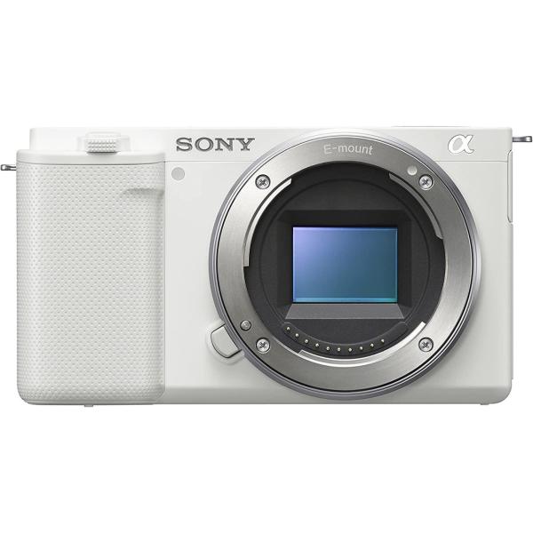 SONY ソニー ミラーレス一眼カメラ VLOGCAM ZV-E10 W ボディ ホワイト Vlogカメラ 新品商品コード：4548736128361※こちらの商品は化粧箱（製品パッケージ）がレンズキット用の箱となる為、安価でのご提供が可能...