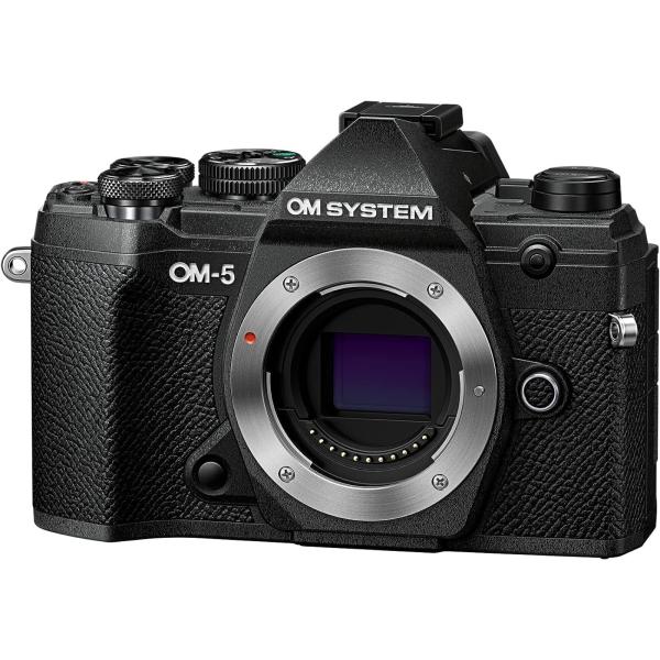 OLYMPUS オリンパス ミラーレス一眼カメラ OM-5 ボディー ブラック 新品商品コード：4545350053949※こちらの商品は化粧箱（製品パッケージ）がレンズキット用の箱となる為、安価でのご提供が可能となっております。※ボディ単...
