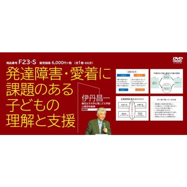 最近の子ども支援に関わる課題として、学習面や行動面・対人面にやりにくさのある子どもが多くなっているという点があります。このDVDでは、子どもの生得的なやりにくさである発達障害について学ぶとともに、同様の症状を呈する反応性愛着形成不全等の子ど...