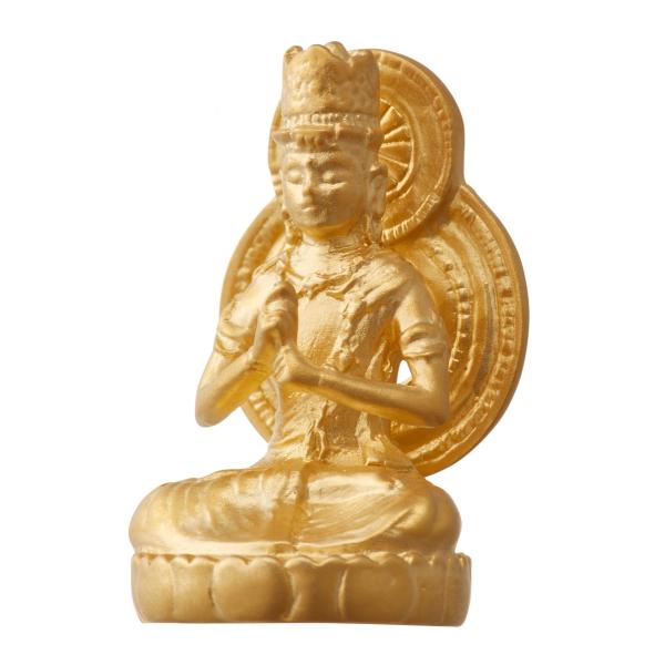 ◆ 菅澤慈尊師開眼入魂◆ 作者：津田潔志◆ 材質：純銀（SV925）製24金鍍金◆ 像高：27mm◆ 重さ：約14g