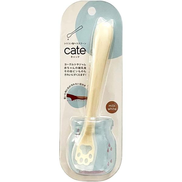 ・かわいい猫モチーフのスプーンです。・ヨーグルトやジャムなどの、ビンの中身が最後まできれいにすくえます！ジャム、ヨーグルト、ペースト状の食品などに最適。。・離乳食スプーン、ペット用スプーンとしても大活躍！可愛らしい猫のフォルムで、猫好きの方...