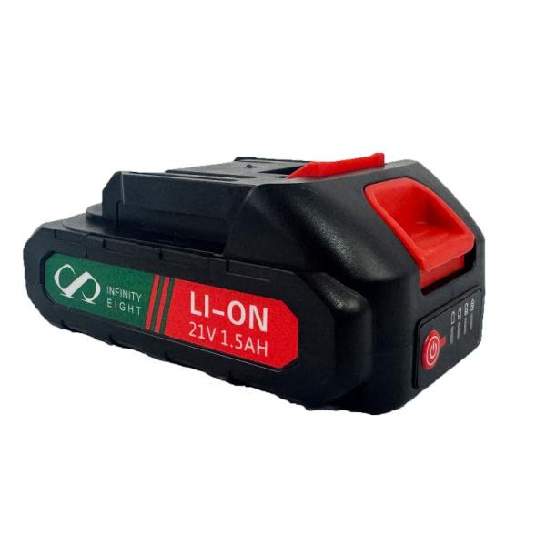 ■ 1.5Ah バッテリー（軽量タイプ）・1.5Ah バッテリー ×1個（約0.3kg）軽くて扱いやすい1.5Ahモデル。LED残量表示付きで、作業中のバッテリー状況がひと目でわかります。初めての追加バッテリーとして最適です。【ご注意】他社...