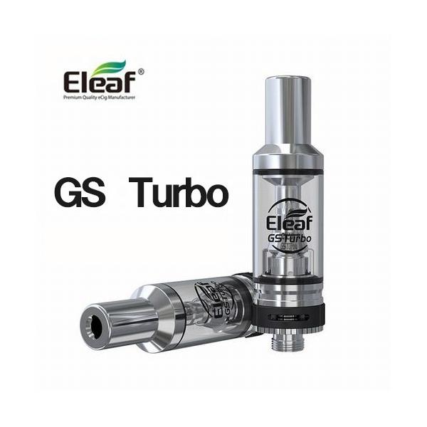 商品名： Eleaf GSTurbo Atomizer イーリーフ GSターボ アトマイザーGS Turbo容量:1.8mlサイズ:15mm × 58mm商品内容・GSTurboアトマイザー×１・GS Air 0.75Ωmコイル(プリインス...