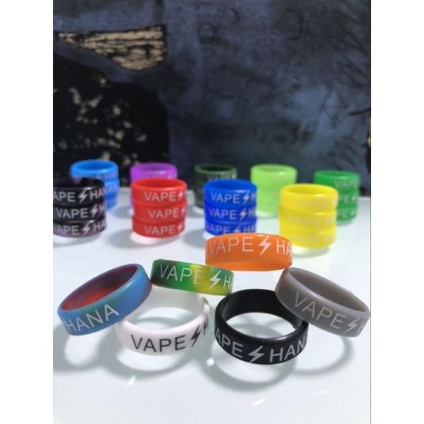 ●商品名：ベイプバンド VAPE BAND HANAオリジナル 内径19mm 5個セット幅：7mm内径：19mm (22mmアトマイザー用) 適合アトマイザー：Nautilus Nautilus2 Triton2 Atlantis Melo...
