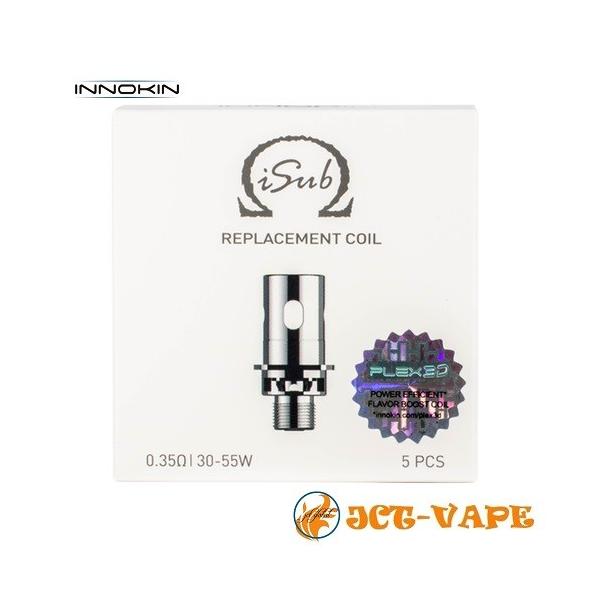 ●商品詳細INNOKIN iSub PLEX3D Coil ( イノキン アイサブ ３Ｄ コイル） 0.35Ω / 30-55Ｗ個数：5個入り※適合機種 iSub B tank 等、他のiSubシリーズコイルと同じタンクでご使用いただけます...