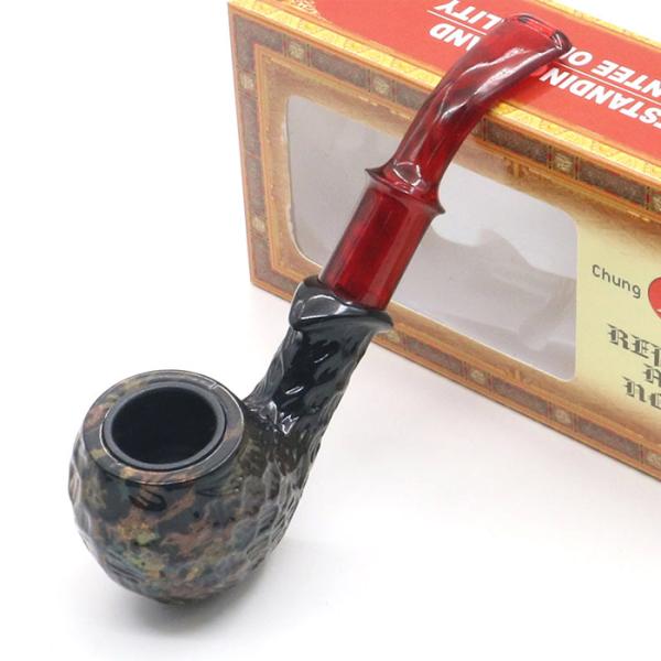 喫煙パイプ パイプたばこ タバコパイプ 喫煙 刻みタバコ 喫煙用 シガー 煙管 たばこ 喫煙具 ビギナー向け喫煙パイプアクリル製マウスピース ※取り外し可能メーカー ： Changfengサイズ： 長さ 約14cm、高さ 約5cm火皿：  ...