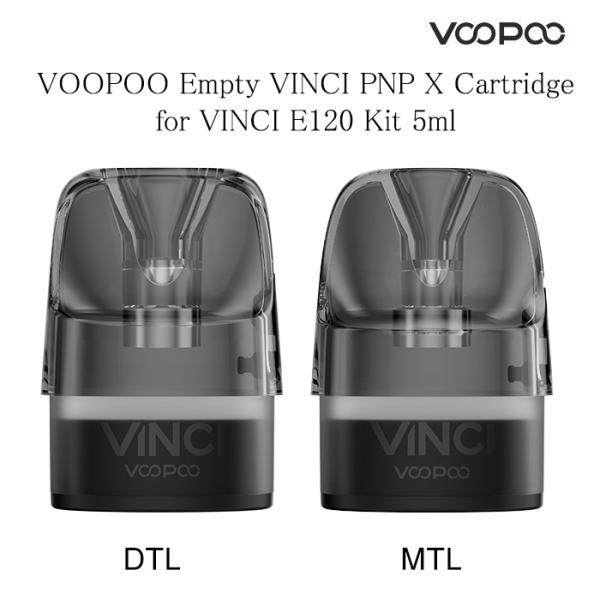 VOOPOO VINCI E120 交換 ポッド カートリッジ 2個入り 5ml Empty Cartridge 電子タバコ VAPEVINCI PnP X Cartridge DTL or MTL［商品詳細］・メーカー ： VOOPOO ...