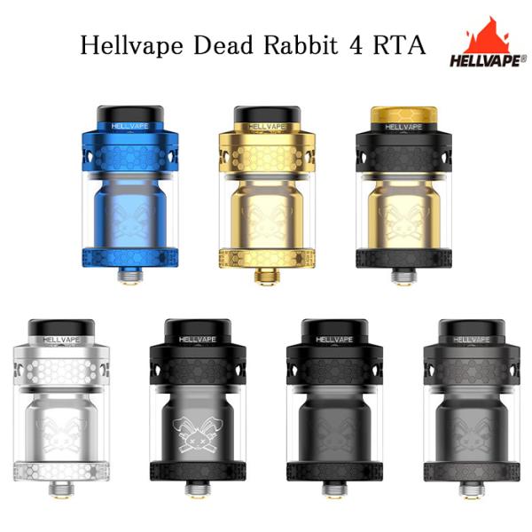 Hellvape Dead Rabbit 4 RTA Tank Atomizer 26mm 電子タバコ VAPEヘルべイプ デッド ラビット 4 リビルダブル アトマイザーDL（ダイレクトラング）に特化した「DeadRabbit3 RTA」...