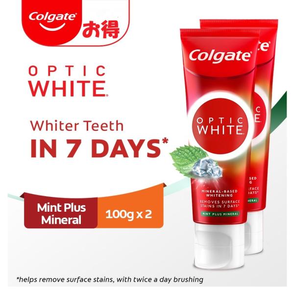 商品詳細商品タイプ： ホワイトニング歯磨き粉内容量： 1本あたり 100g x 2本フレーバー： ミント原産国： マレーシア状態： 新品ブランド： Colgate（コルゲート）