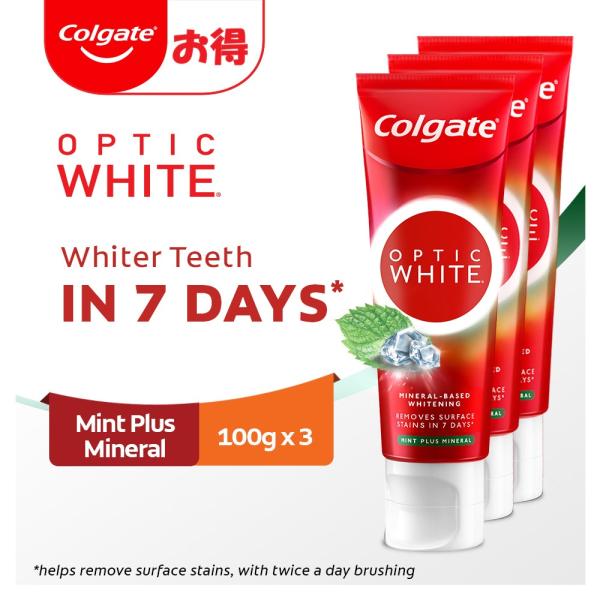 商品詳細商品タイプ： ホワイトニング歯磨き粉内容量： 1本あたり 100g x 3本フレーバー： ミント原産国： マレーシア状態： 新品ブランド： Colgate（コルゲート）