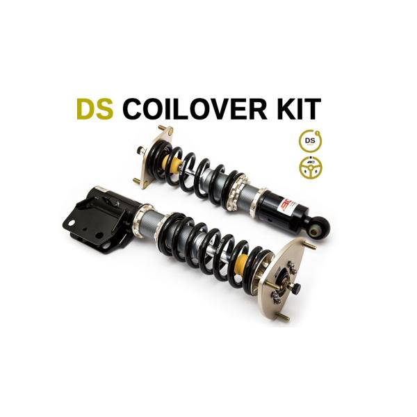 ●BC Racing DS COILOVER Kitはダブルディグレッシブバルブを採用し、快適性を重視した製品です。   BR Coiloverの車高設定範囲、車種設定はそのままに、伸側、縮側共にディグレッシブ特性を実現しております。　低速...