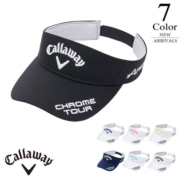 店長からのおすすめコメント ★　都会的でオシャレなデザイン！★　快適素材で、ゴルフにカジュアルにぴったり。★　新品商品詳細 ブランド名 Callaway (キャロウェイ） 商品名 TOUR RTW バイザー WM 25 JM　【レディース】...