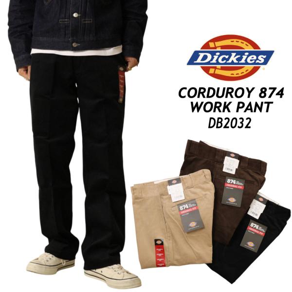 CORDUROY 874 WORK PANT商品番号：DB203214W（ウェール）の畝が程よい存在感を持つ、綿100%のコーデュロイ素材。太すぎず細すぎない畝幅で、上品さとカジュアルさをバランスよく兼ね備えています。天然素材ならではの柔ら...